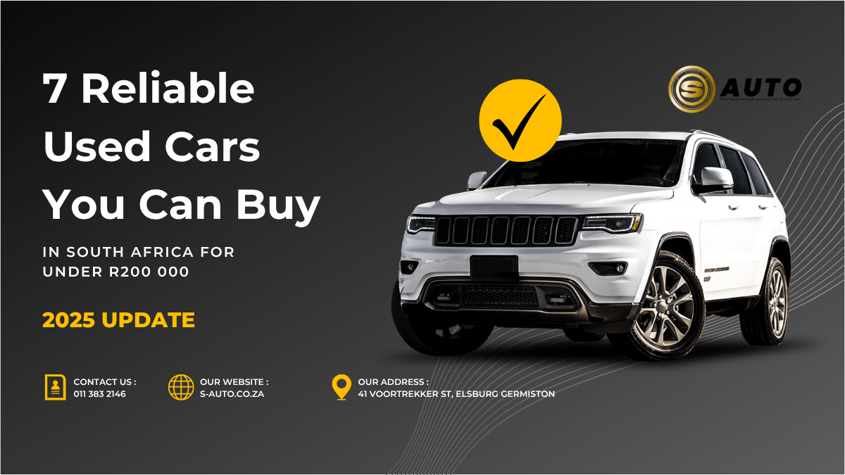 Top 7 Used Cars Under R200 000 in South Africa (2025 Buyer’s Picks) | S ...